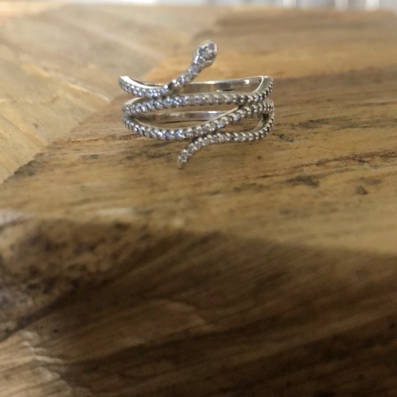Pandora | Jewelry | Pandora Sterling Silver Serpent Ring | Poshmark